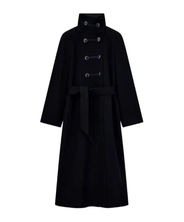 Emporio Armani Double-breasted Belted Coat
