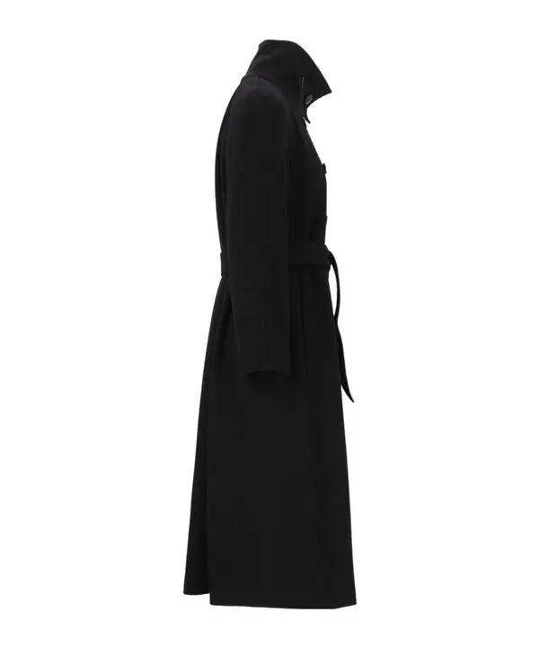 Emporio Armani Double-breasted Belted Coat