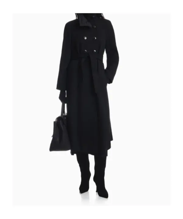 Emporio Armani Double-breasted Belted Coat