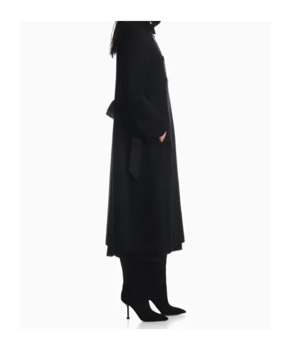 Emporio Armani Double-breasted Belted Coat