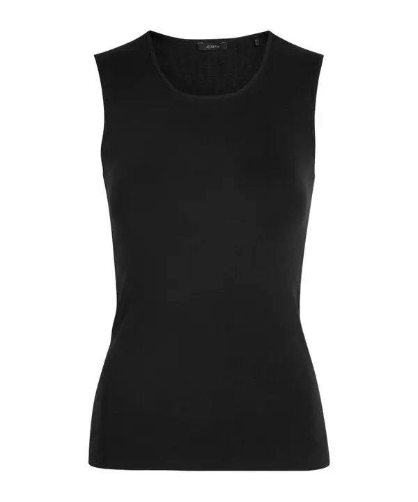 JOSEPH Round Neck Slim Fit Vest