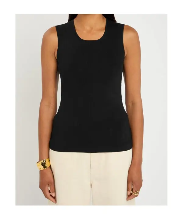JOSEPH Round Neck Slim Fit Vest