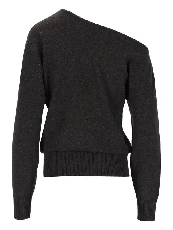 Arch4 Wiki Asymmetric One-shoulder Sweater - No