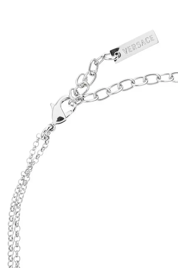 Versace Bright Medusa Embellished Necklace
