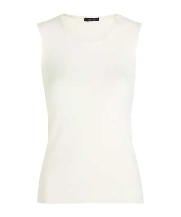 JOSEPH Round Neck Slim Fit Vest