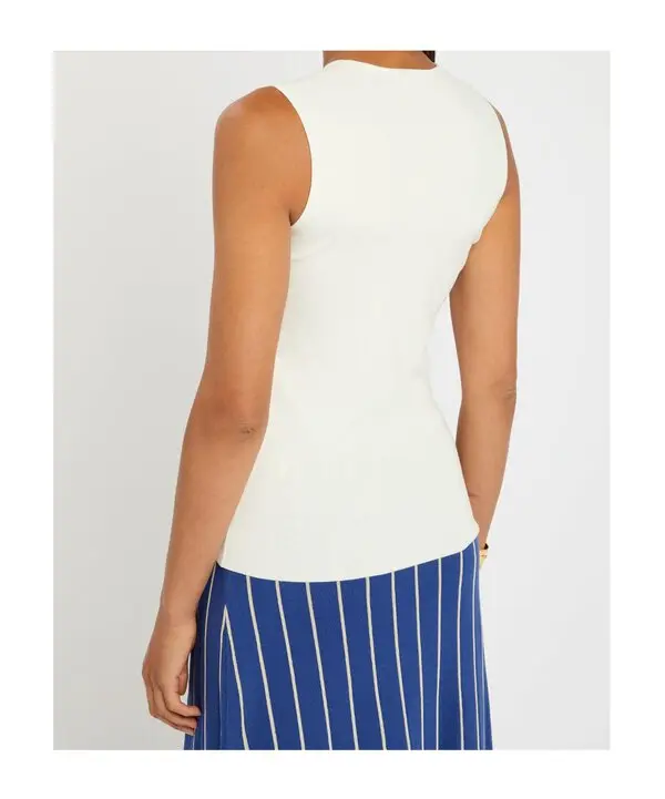 JOSEPH Round Neck Slim Fit Vest