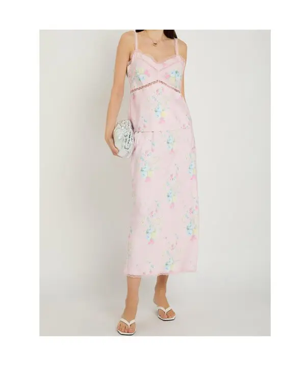LoveShackFancy Floral Print Tank Top