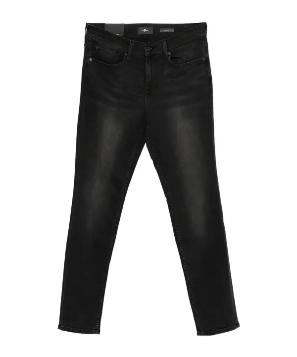 7 For All Mankind Slimmy Faded-effect Jeans