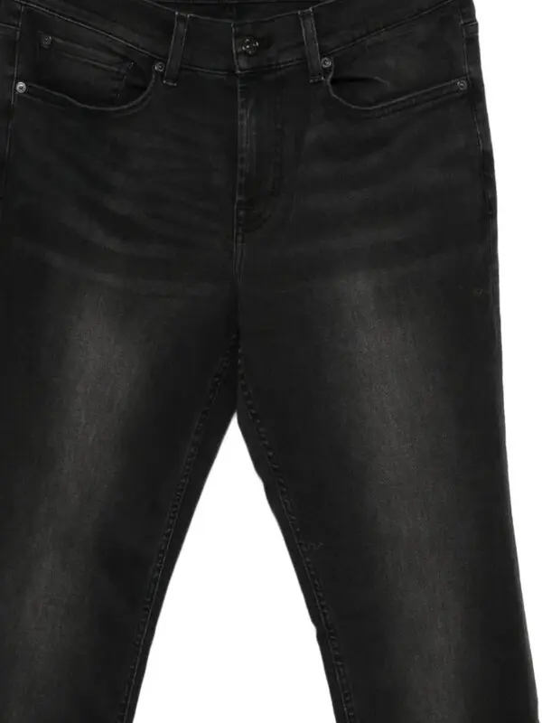 7 For All Mankind Slimmy Faded-effect Jeans