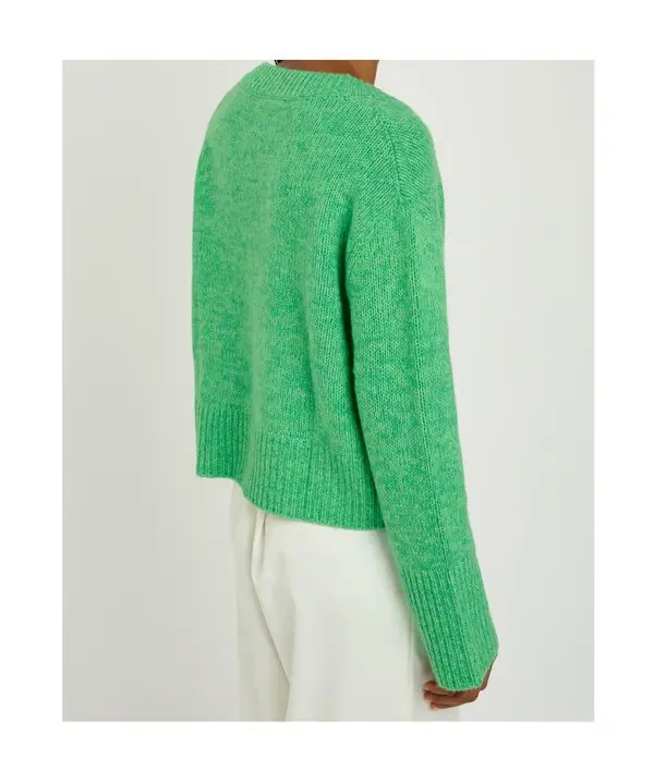 LISA YANG Ribbed V-neck Sweater