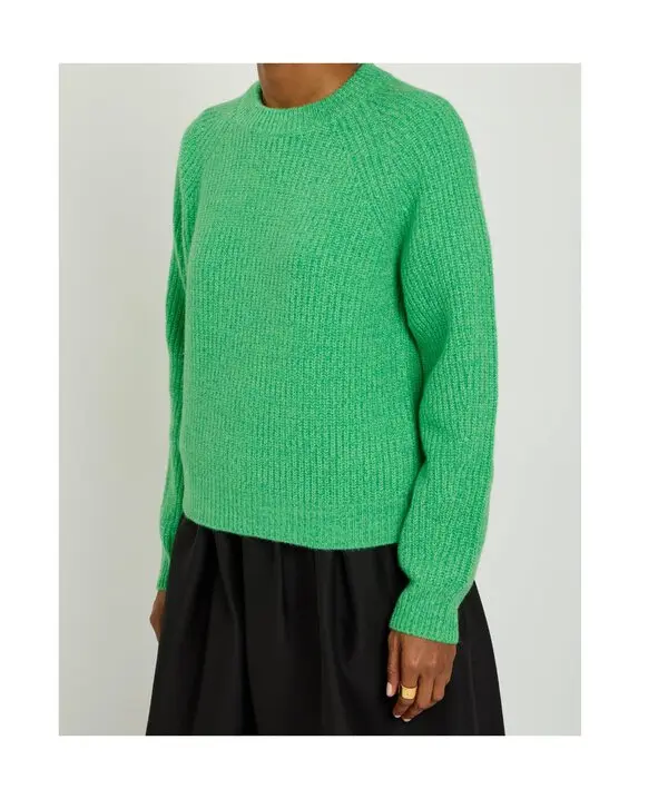 LISA YANG Ribbed Crew Neck Sweater
