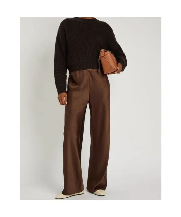LISA YANG Ribbed Crew Neck Sweater