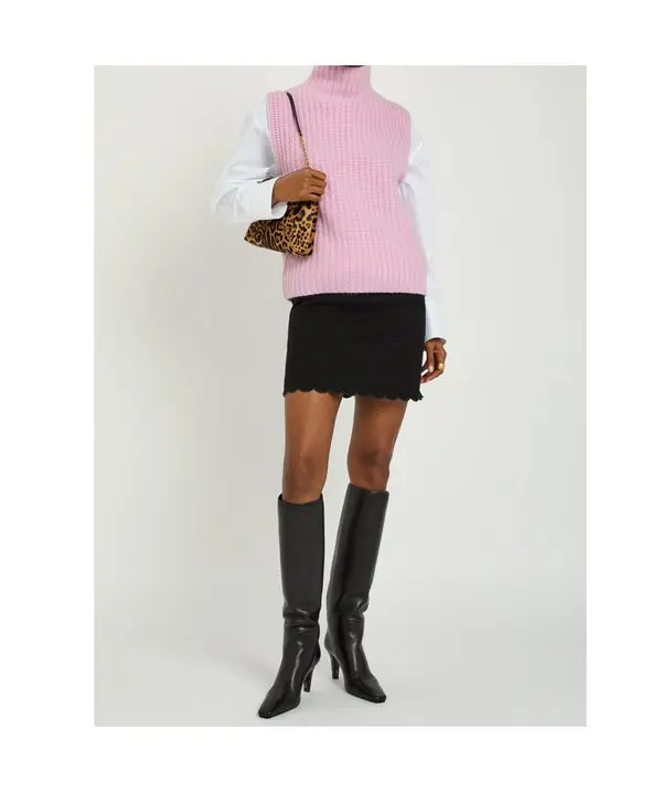 LISA YANG High-neck Knitted Vest