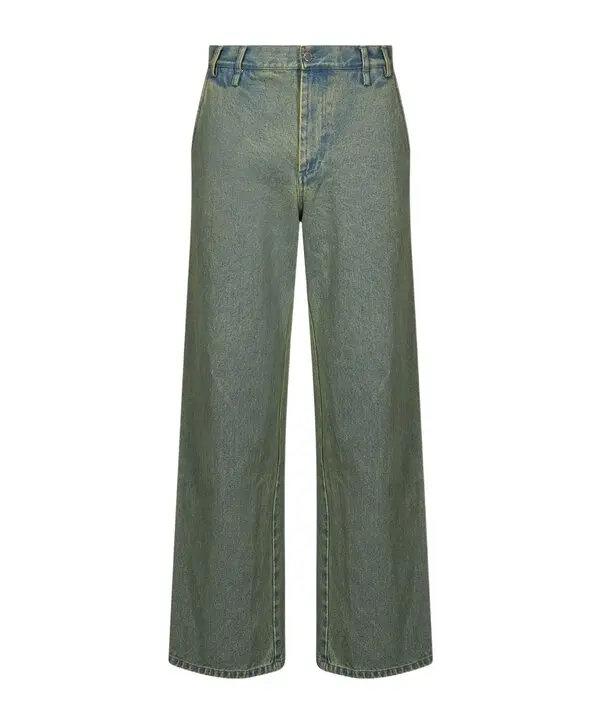 SONG FOR THE MUTE Logo Patch Straight-leg Jeans