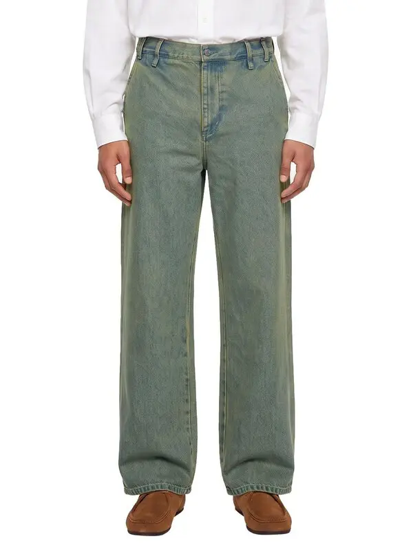 SONG FOR THE MUTE Logo Patch Straight-leg Jeans
