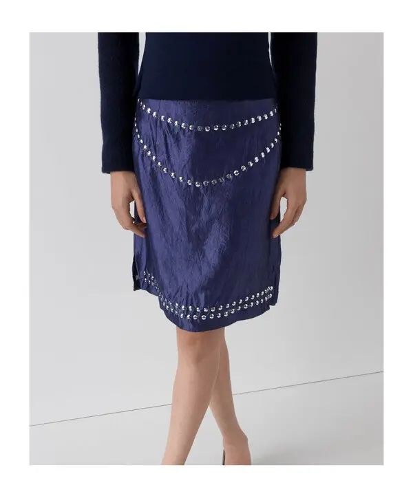 Gimaguas Claude Jewel Studded Mini Skirt