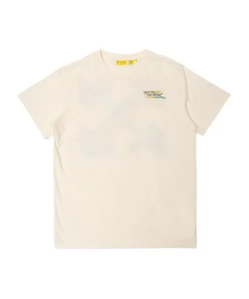 Off-White Arrows Watercolor Cotton T-shirt - No