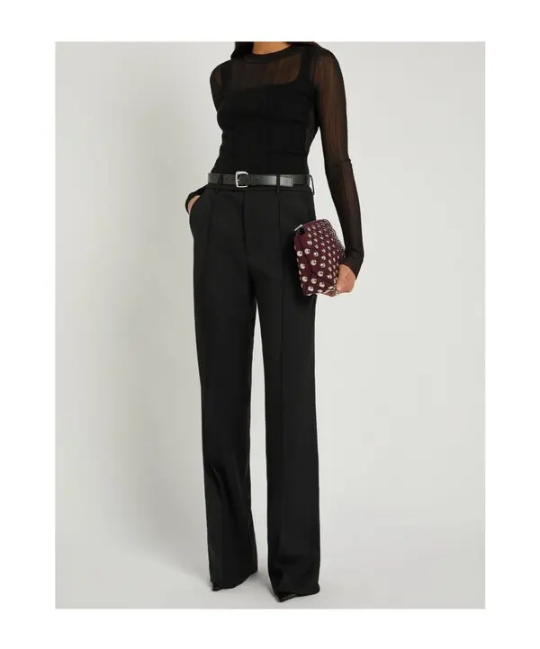 NILI LOTAN Casual Trousers With Belt Loops
