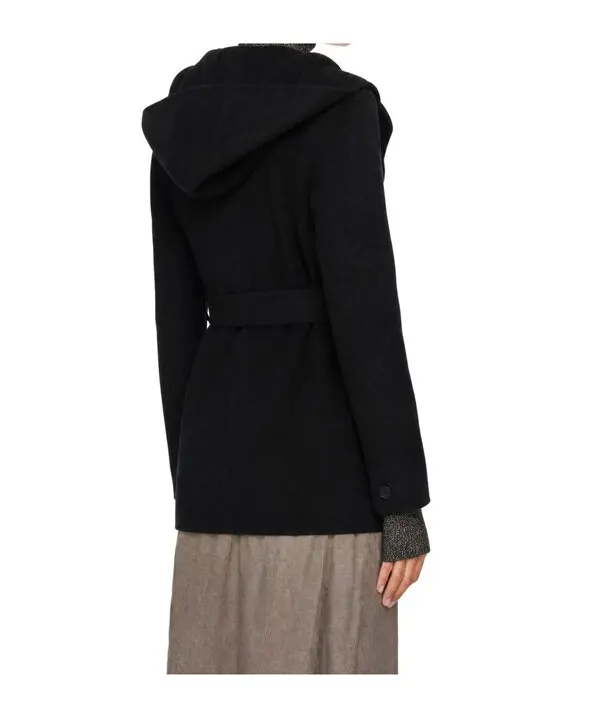 Mackage Wool Wrap Coat With Belt