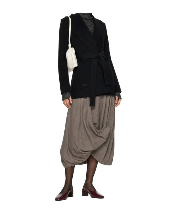 Mackage Wool Wrap Coat With Belt