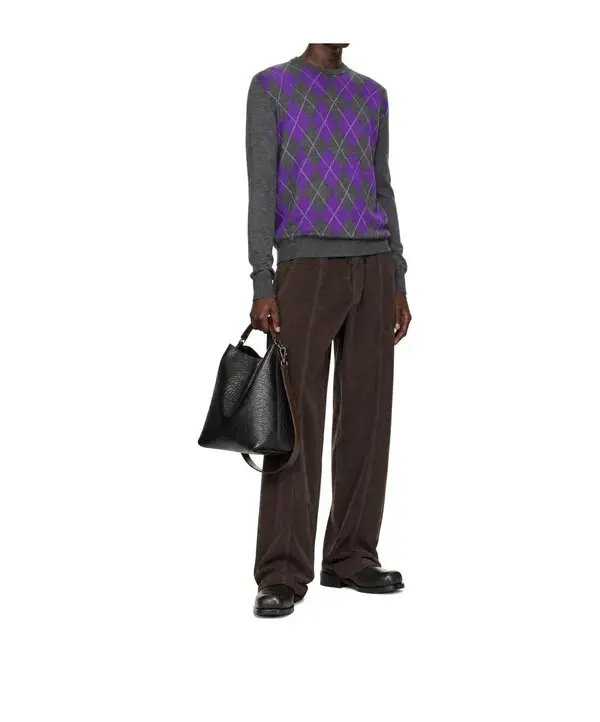 Gimaguas Angel Argyle Knitted Sweater