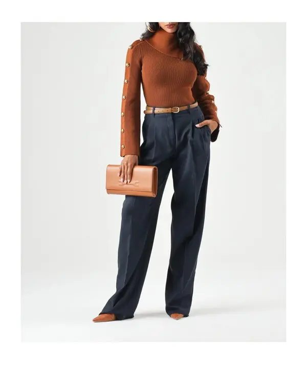 Elisabetta Franchi Knitted Sweater With Gemstone Buttons