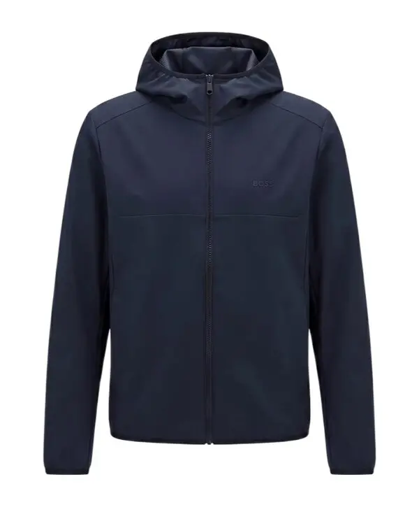 Hugo Boss Commuterpro Logo-print Jacket - Dark Blue