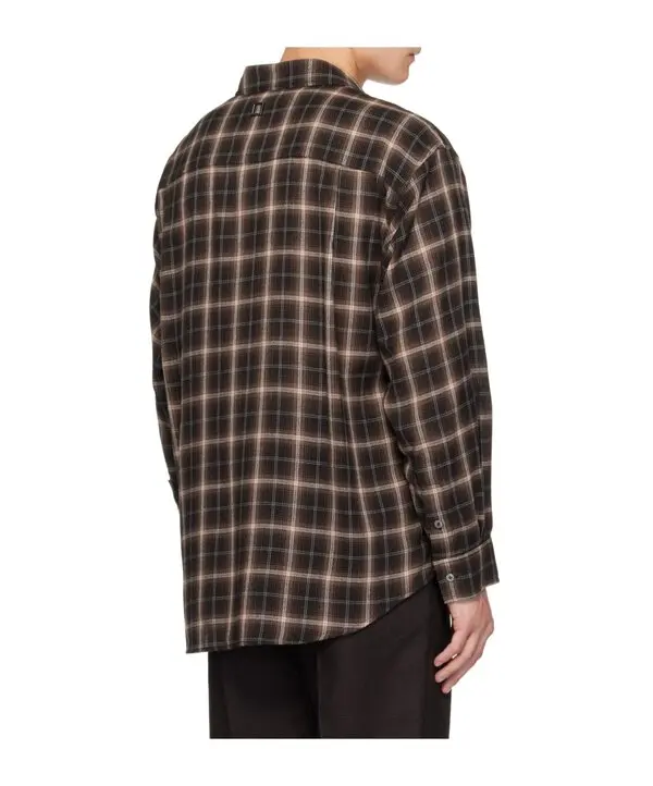 WOOYOUNGMI Ombré Plaid Shirt