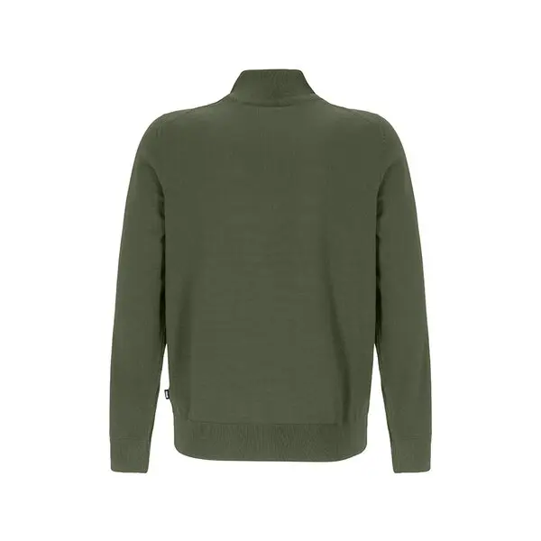Hugo Boss Zip-up Virgin Wool Sweater