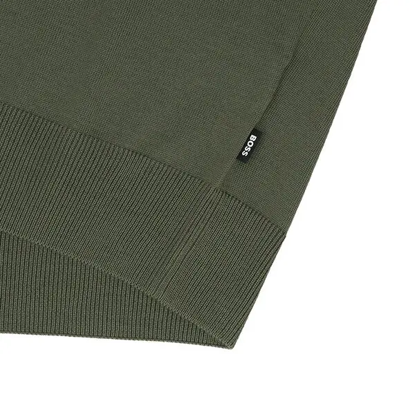 Hugo Boss Zip-up Virgin Wool Sweater