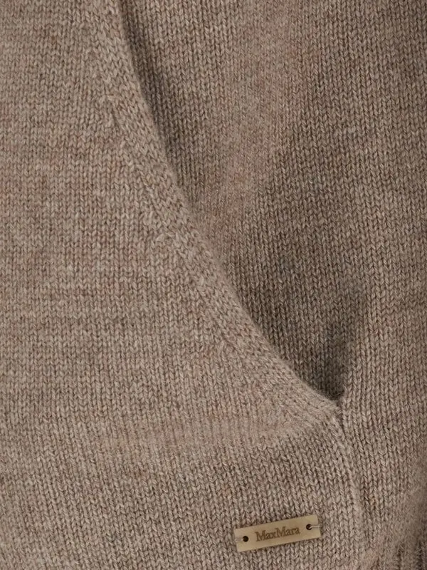 Max Mara Zip-up Knitted Hoodie
