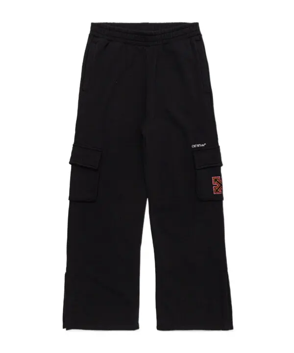 Off-White Elastic-waist Athletic Pants