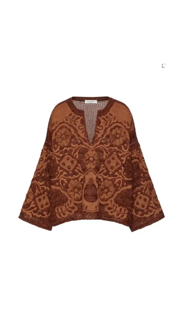 Valentino Garavani Long-sleeved Pullover - Brown