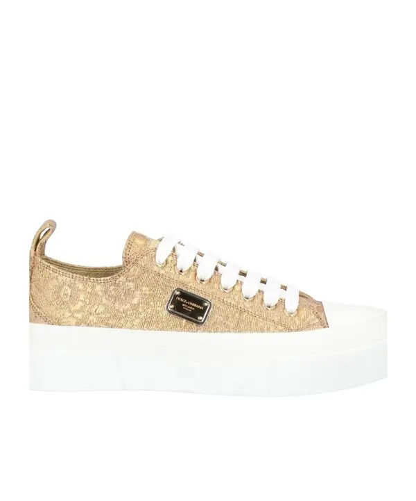 Dolce & Gabbana Solid Color Sneakers