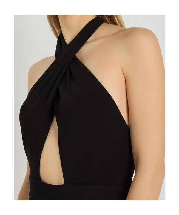 NILI LOTAN Backless Evening Gown