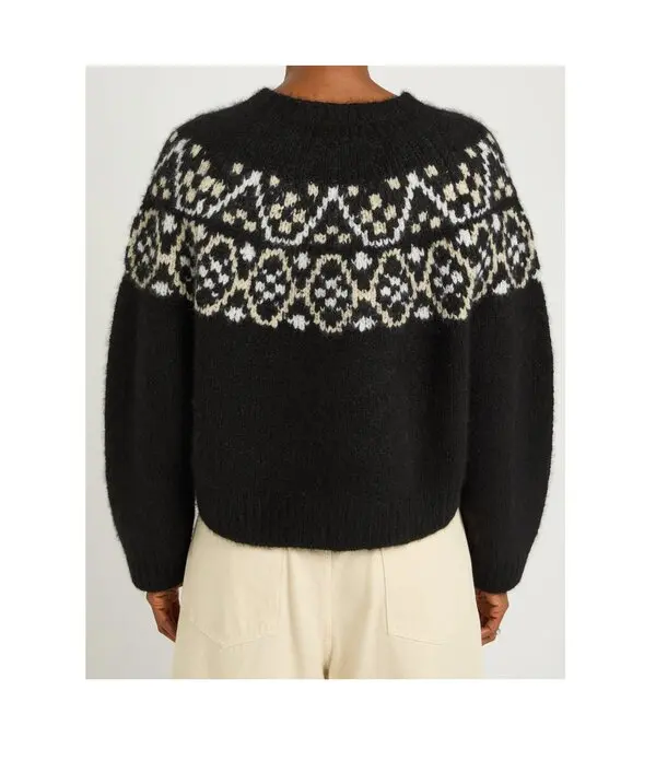 NILI LOTAN Fair Isle Pattern Sweater