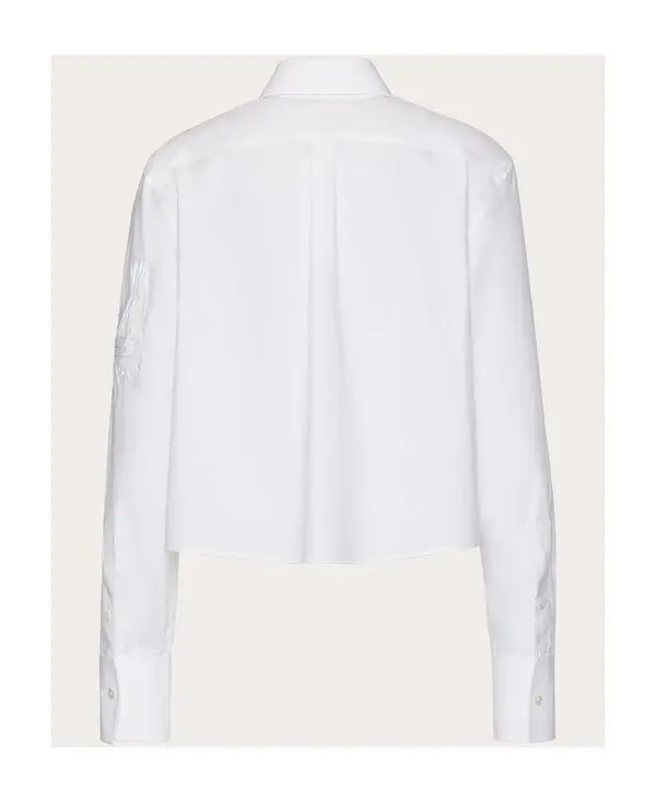 Valentino Garavani Embroidered Long-sleeved Shirt