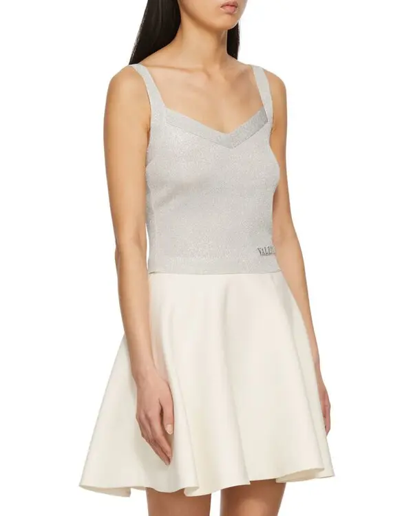 Valentino Garavani V-neck Stretch Tank Top