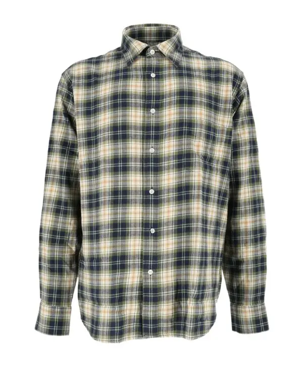 Aspesi Long Sleeve Plaid Shirt