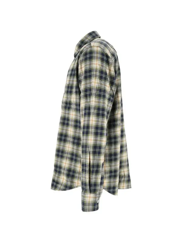 Aspesi Long Sleeve Plaid Shirt
