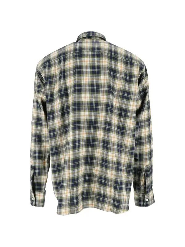 Aspesi Long Sleeve Plaid Shirt