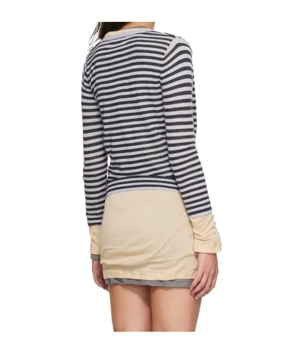 Gimaguas Striped Knit Cardigan