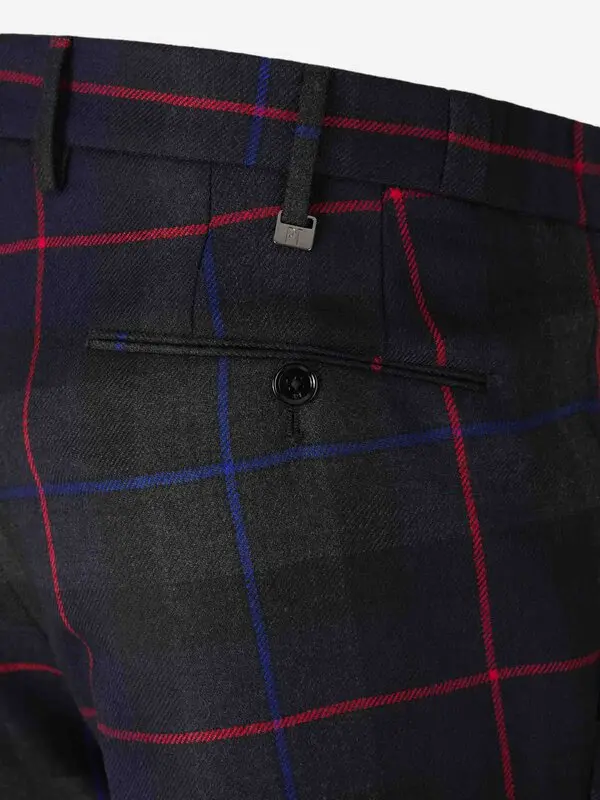 PT TORINO Checked Dress Trousers