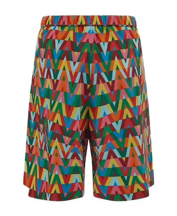 Valentino Garavani Geometric Print Shorts