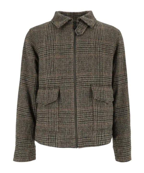 Aspesi Prince Of Wales Check Wool Jacket
