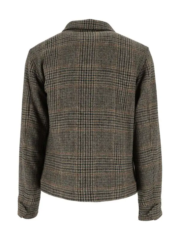 Aspesi Prince Of Wales Check Wool Jacket