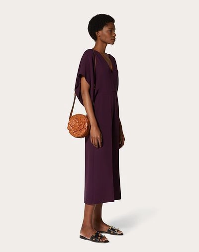Valentino Garavani V-neck Silk Jumpsuit
