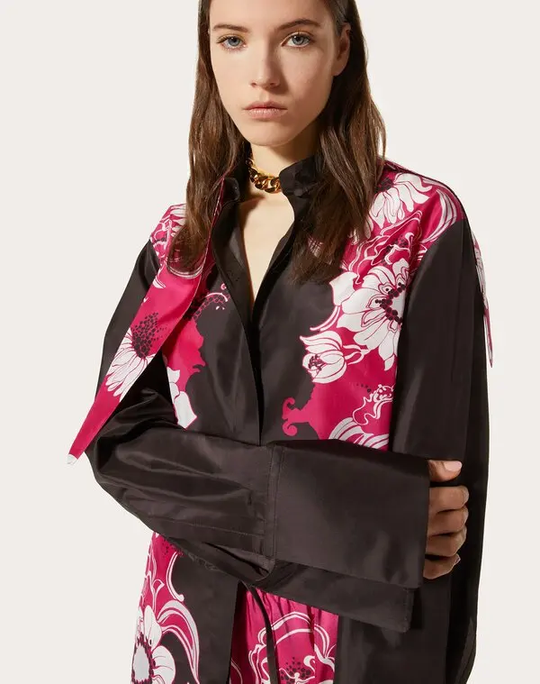 Valentino Garavani Floral Patterned Long-sleeved Shirt