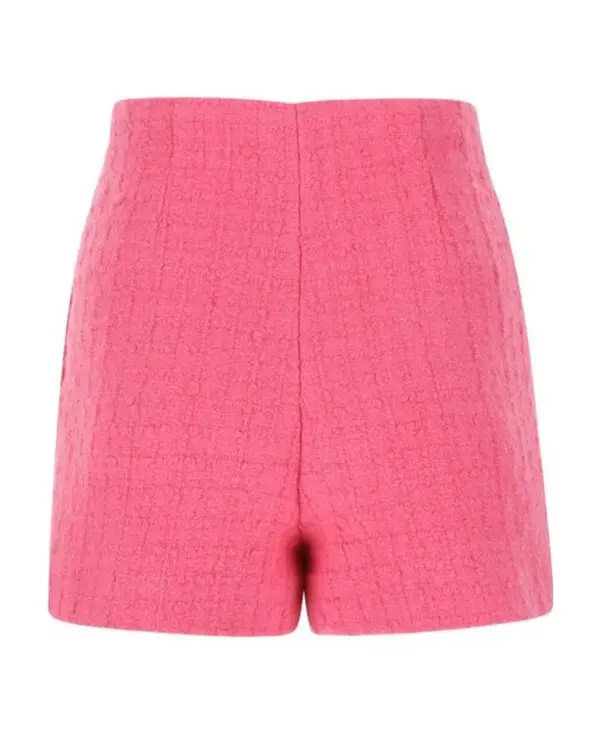 Valentino Garavani High-waisted Tweed Shorts
