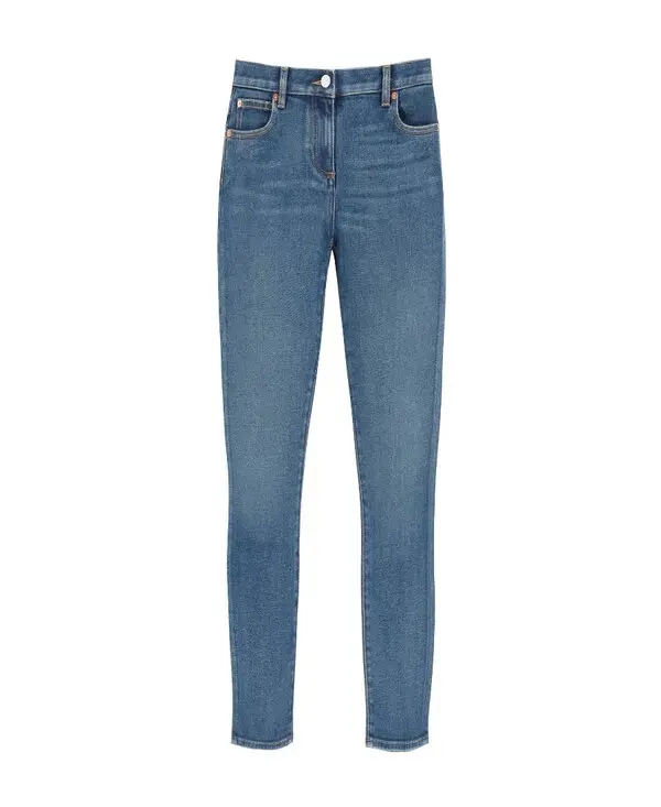 Valentino Garavani Logo-patch Denim Jeans